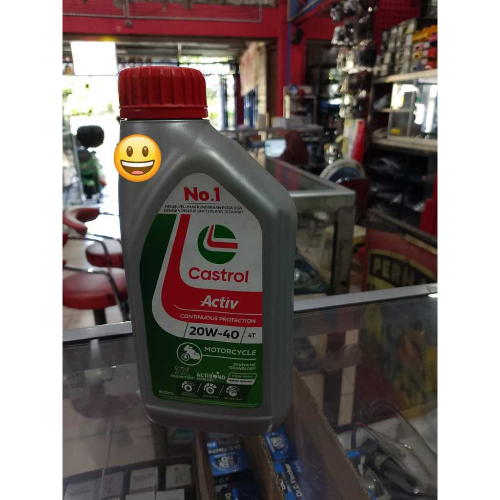 Jual JUAL OLI SAMPING CASTROL ACTIVE 0.8LITER OLI MESIN CASTROL OLI ...