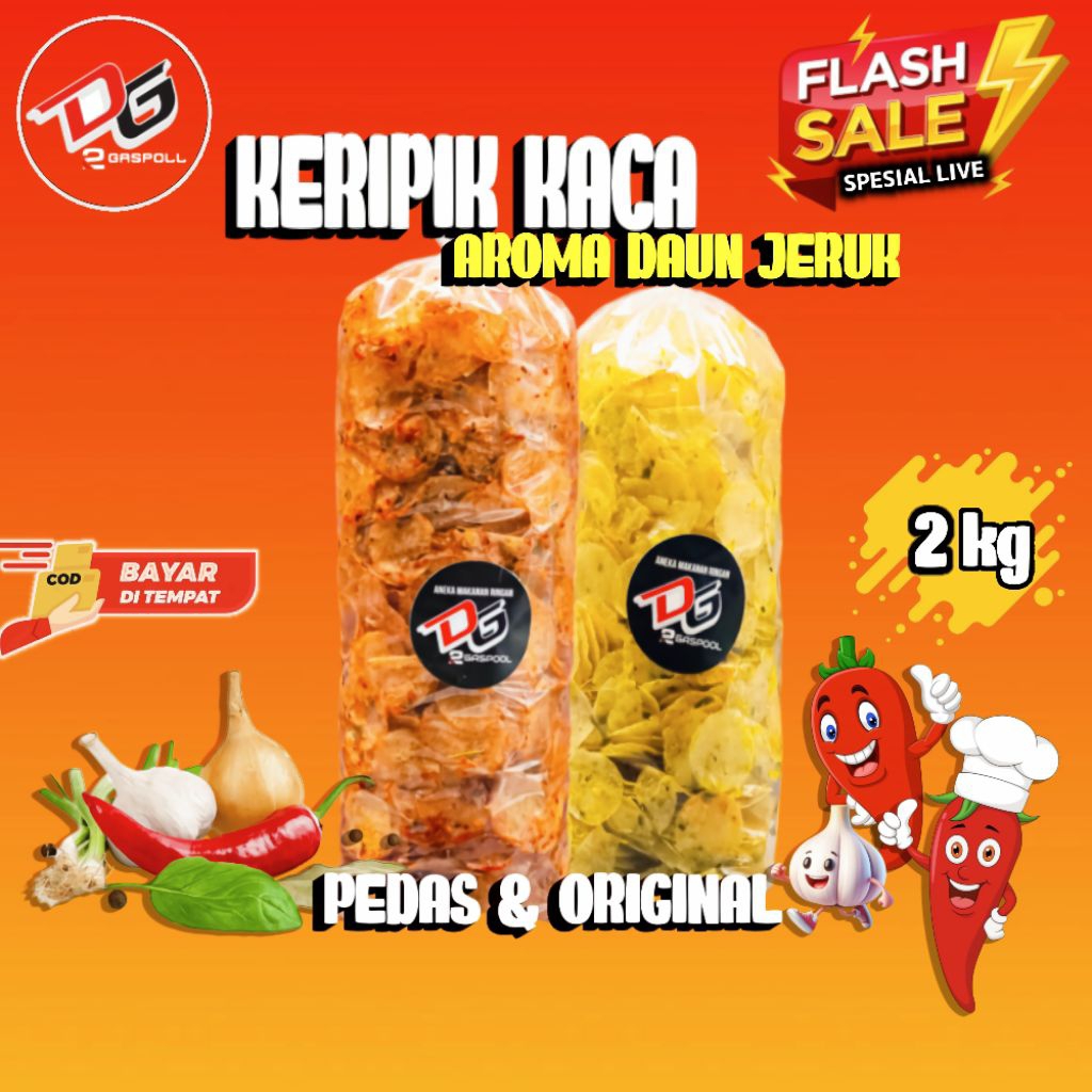 Jual KERIPIK KACA DAUN JERUK 2Kg | Shopee Indonesia