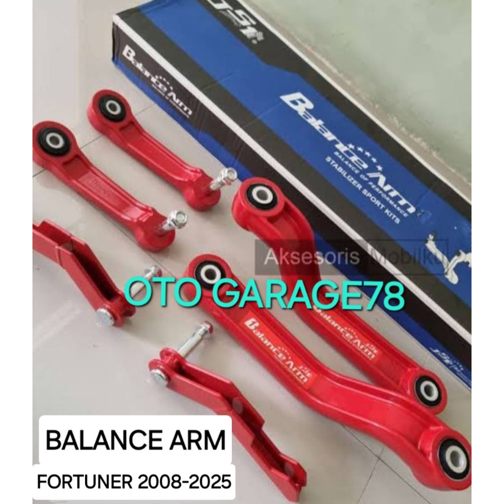 Jual BALANCE ARM STABILIZER JS1 FORTUNER 2008-2025 MERAH | Shopee Indonesia