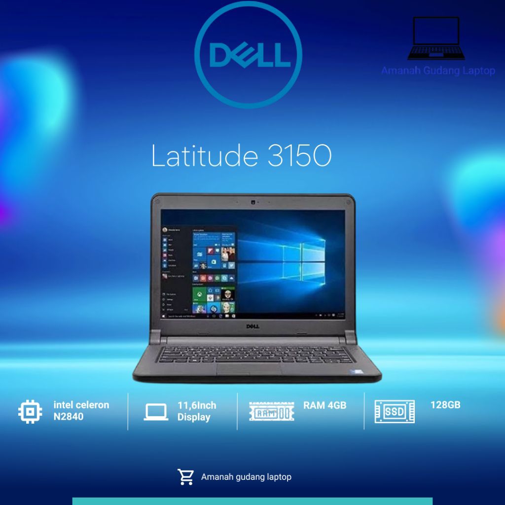 Jual Laptop Dell all varian Latitude 3150/3189 Intel pentium N2840 ...