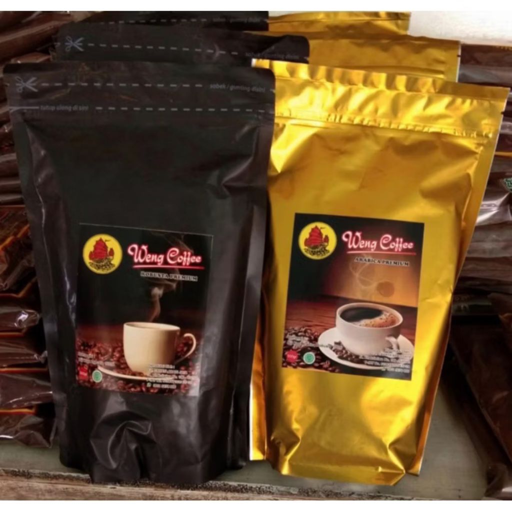 Jual Kopi Bubuk Weng Coffee Premium Robusta Arabica 500g | Shopee Indonesia