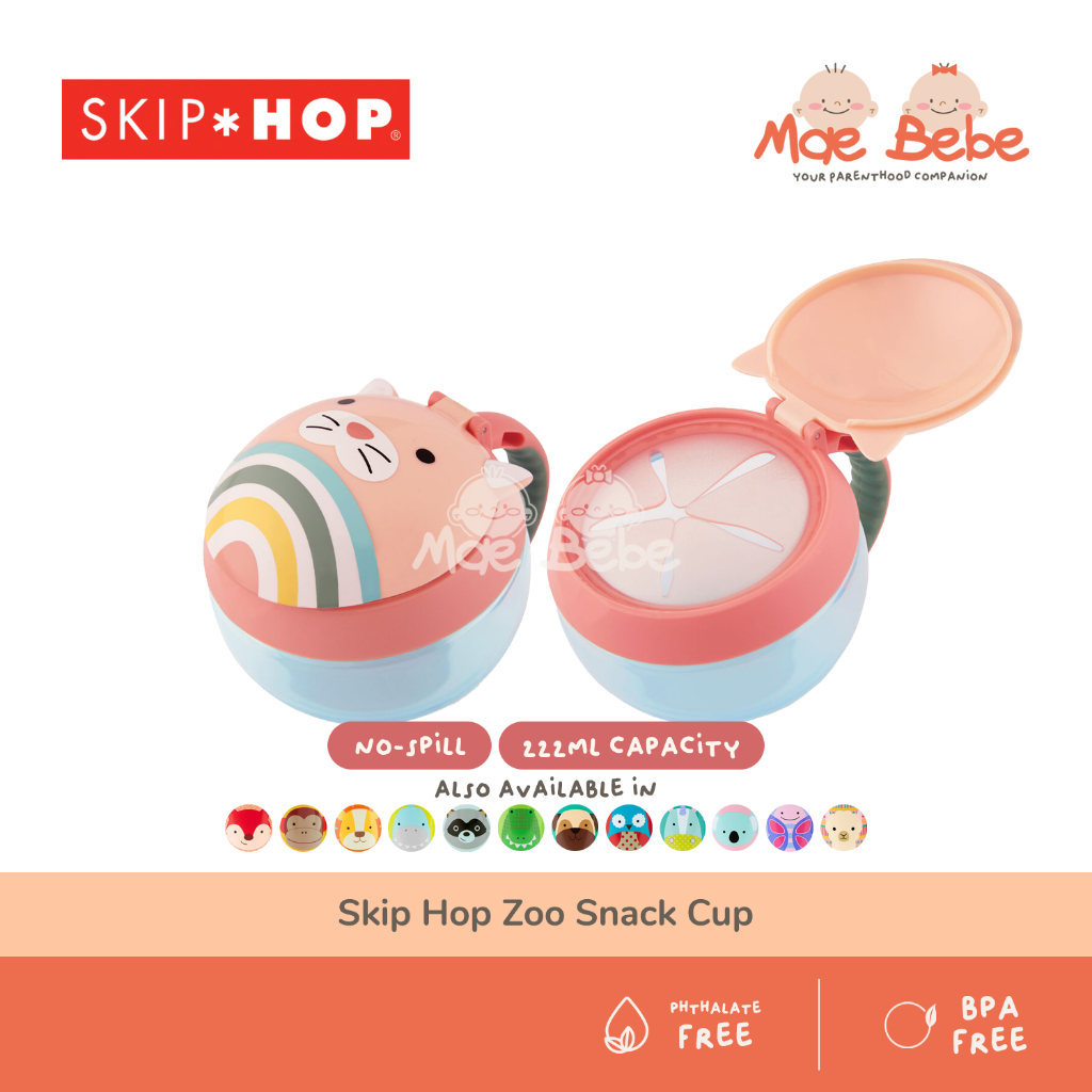 Jual Skip Hop Zoo Snack Cup Tempat Camilan Anak Anti Spill | Shopee ...