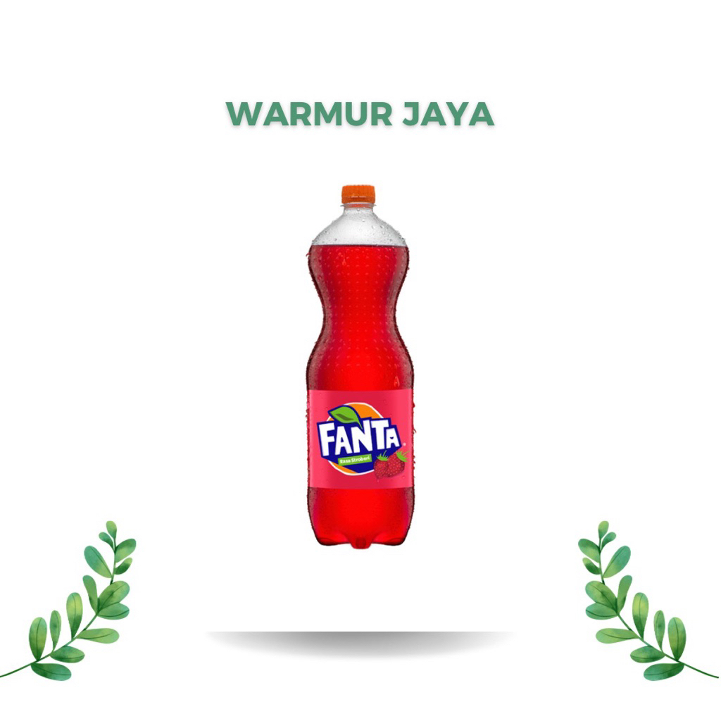 Jual Fanta minuman soda rasa stroberi 1 LITER | Shopee Indonesia