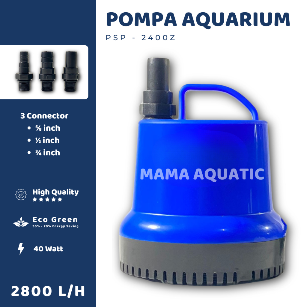 Jual ARMADA PSP 2400Z MESIN POMPA AIR CELUP AQUARIUM KOLAM IKAN 2800 L ...