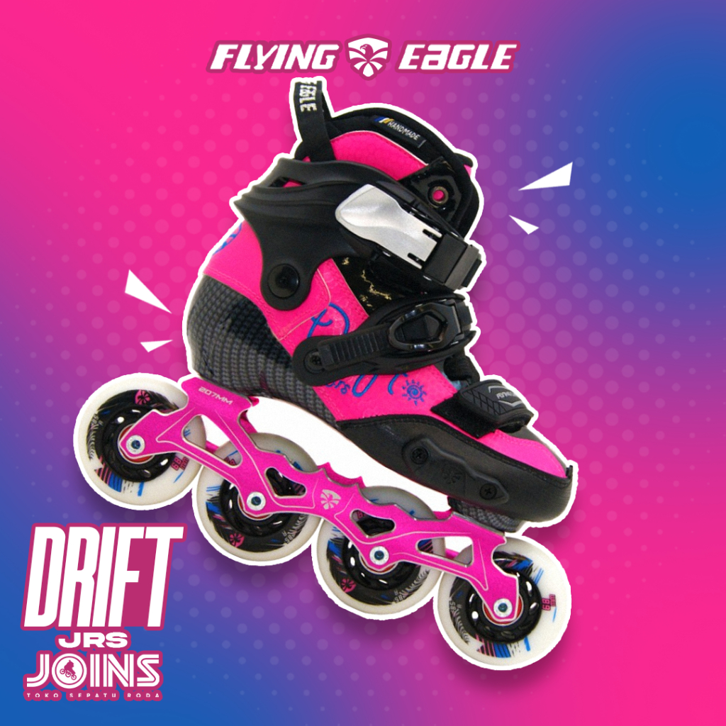 Jual Sepatu Roda Inline Skate Carbon Flying Eagle Drift JRS | Shopee ...