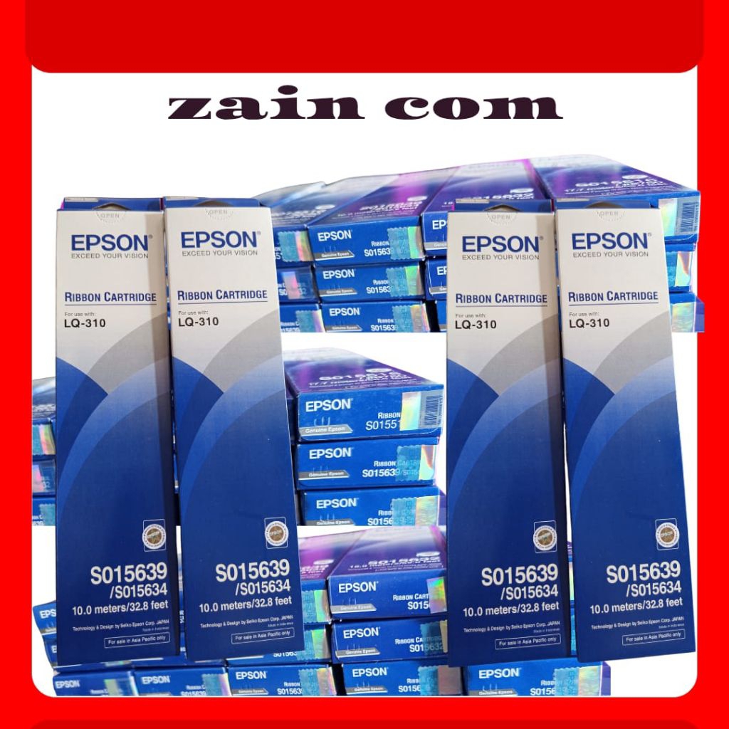 Jual PITA EPSON LQ 310 (rumah+pita) cetakan tajam dan tahan lama ...