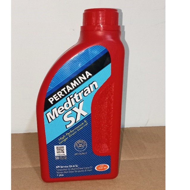 Jual OLI PERTAMINA MEDITRAN SX PELUMAS MESIN MOBIL DIESEL (SX SAE 15W-40 1 LITER) | Shopee Indonesia
