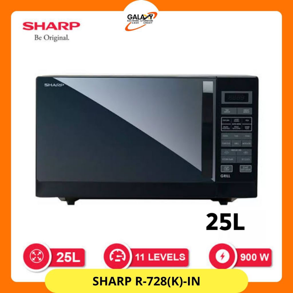 Jual [ORIGINAL] MICROWAVE OVER SHARP R-728(K)-IN 25L Microwave oven ...