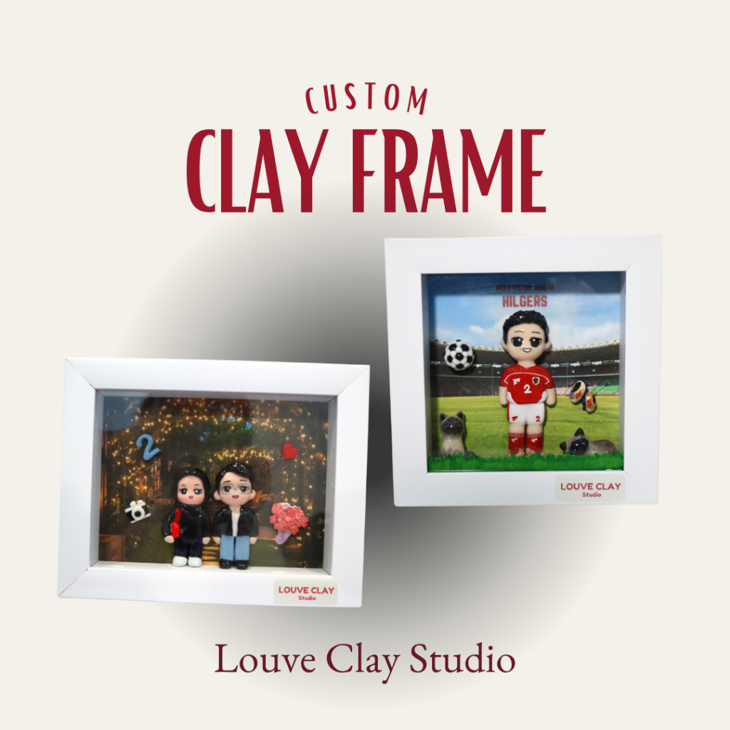 Jual Louve [Pelunasan Custom Clay Frame | Hadiah Lucu | Figure Clay ...