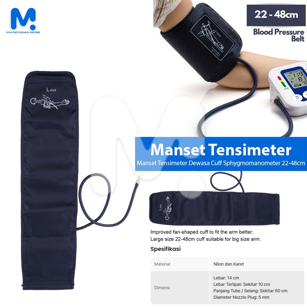 Jual Manset Tensimeter Dewasa Cuff Sphygmomanometer | Shopee Indonesia