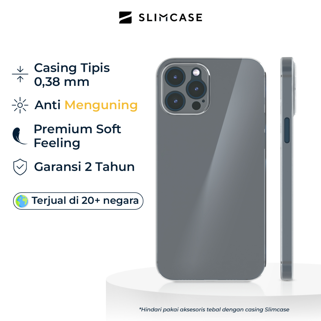 Jual Casing iPhone 12 Series Slimcase Classic 1 - Ultra-Thin 0.38 mm ...