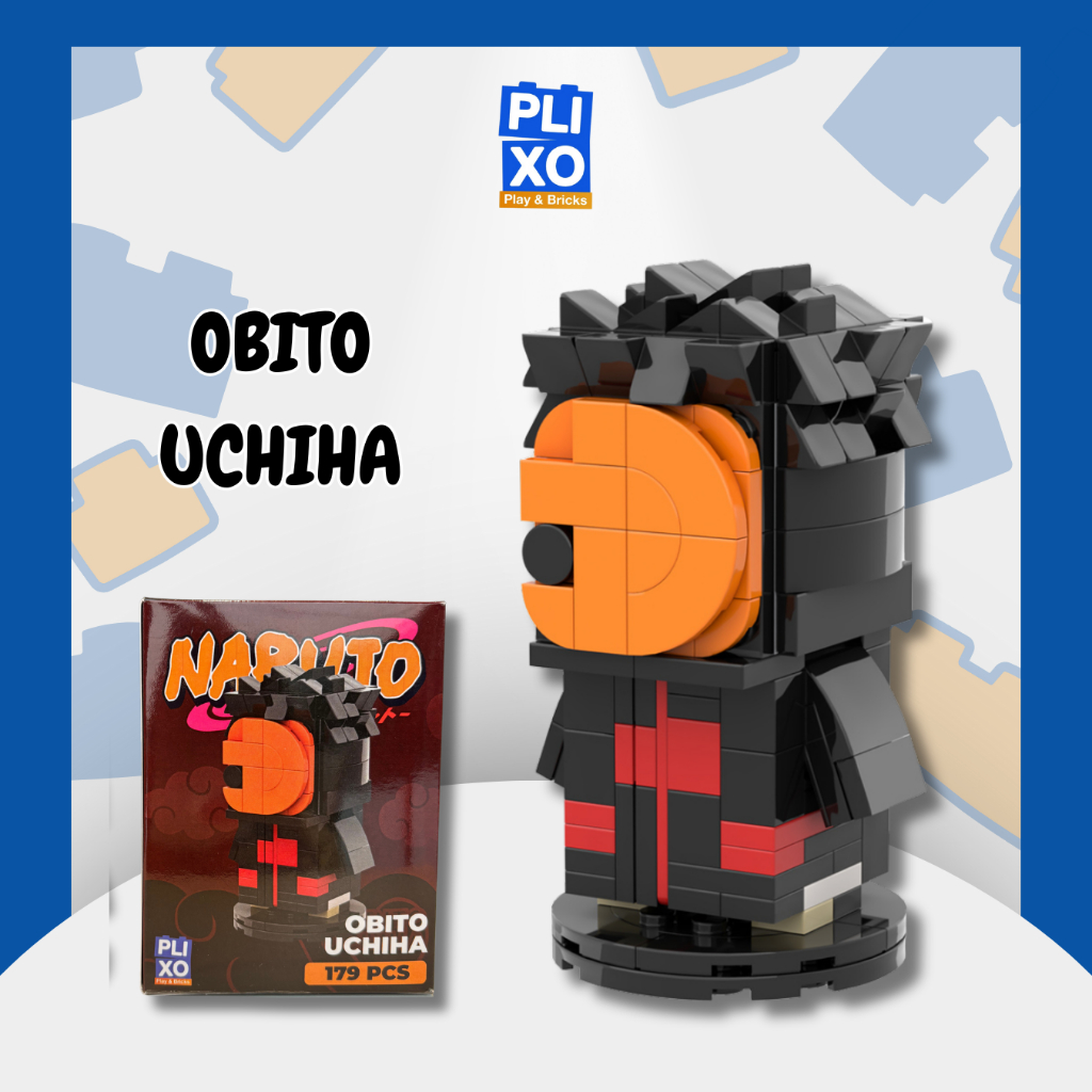 Jual Plixo Bricks Lego Figure Naruto Obito Uchiha 179 pcs Miniatur Lucu ...