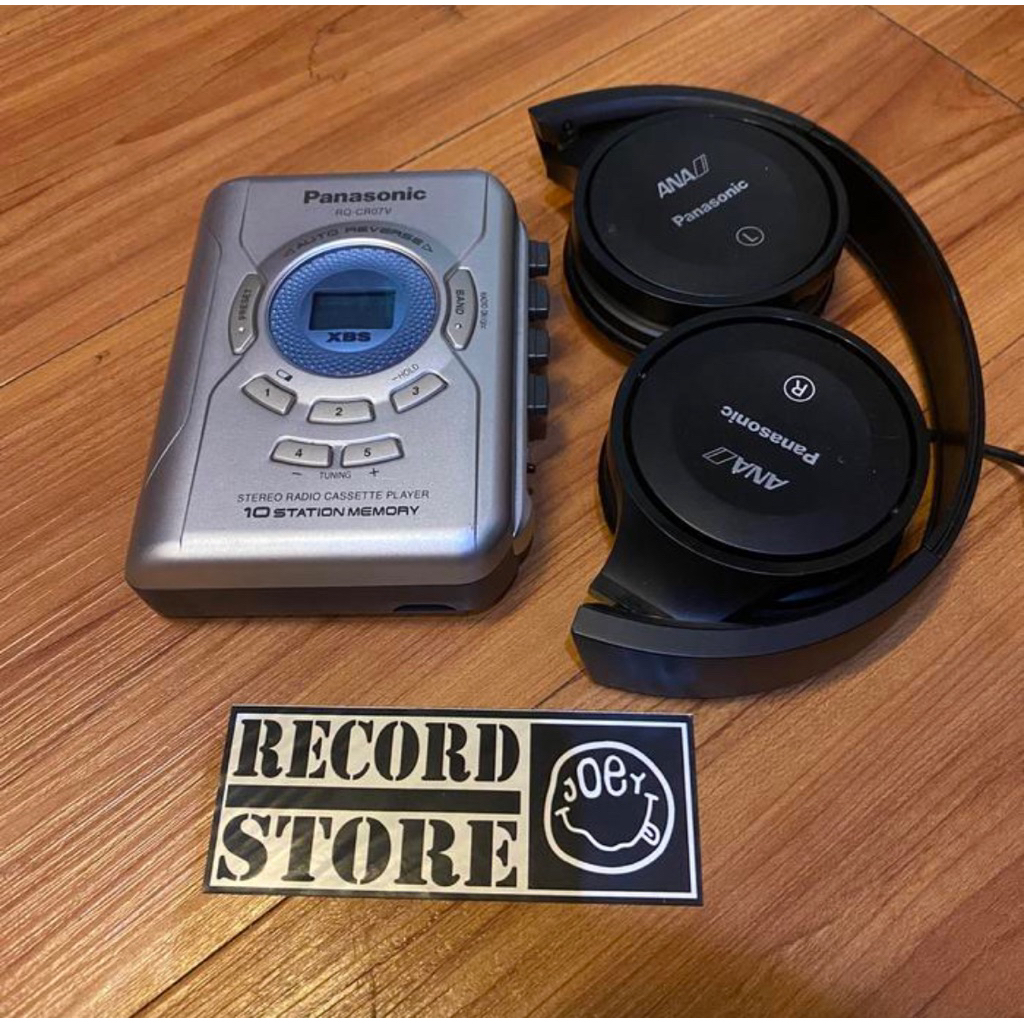 Jual walkman pemutar kaset original panasonic auto reverse lengkap ...