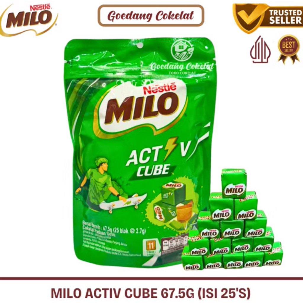 Jual MILO ACTIV CUBE ISI 25 EXP TERBARU OKT 2026 | Shopee Indonesia