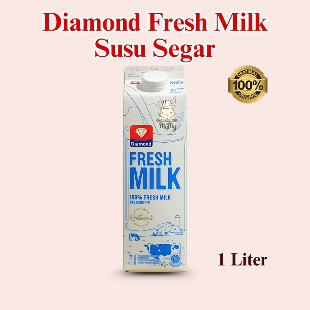 Jual Fresh Milk Diamond 1 Liter | Susu Segar | Shopee Indonesia