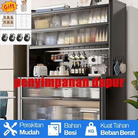 Jual Lemari Dapur Minimalis Full Besi Tertutup - Rak Piring ...
