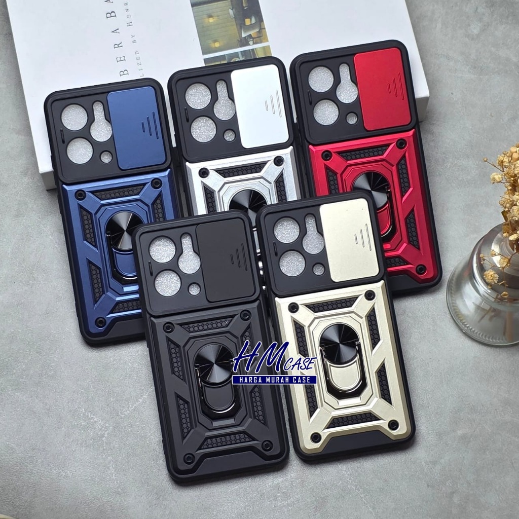 Jual Realme 14 5G Realme 14T Case Armor Slide Transformer Slide Kamera ...