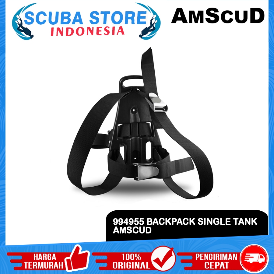 Jual 994955 Backpack Single Tank Amscud Harness System Backplate ...