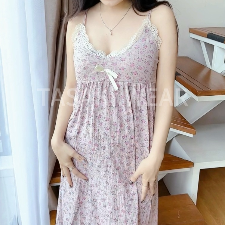 Jual Daisy Dream Dress – Daster Wanita Motif Floral Baby Doll | Shopee ...