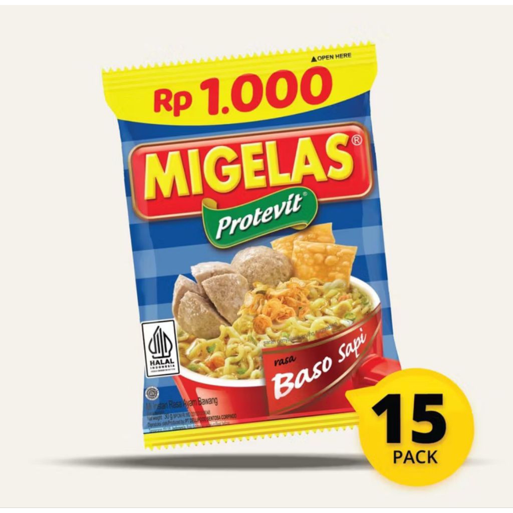 Jual Mie Gelas Migelas Rasa Baso Sapi 15 Pcs – Mi Instan Praktis Isi ...