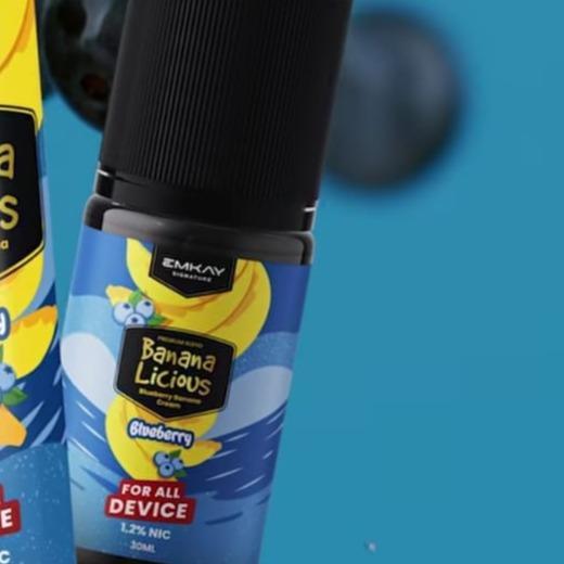 Jual Bananalicious Blueberry 30ML by Emkay Brewer / Premium Liquid ...