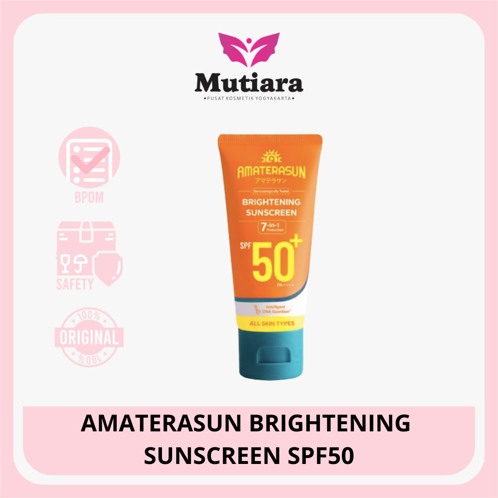 Jual AMATERASUN BRIGHTENING SUNSCREEN SPF50 40GR | Shopee Indonesia