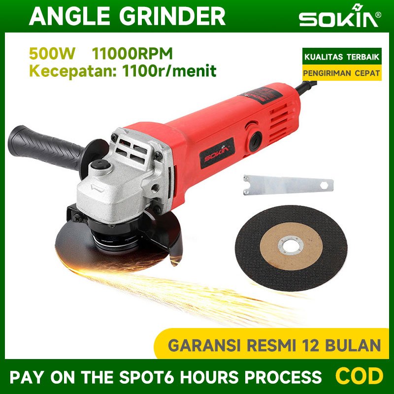Jual SOKIN Mesin Gerinda 4Inch J9954C Gerinda Tangan Murah Angle ...