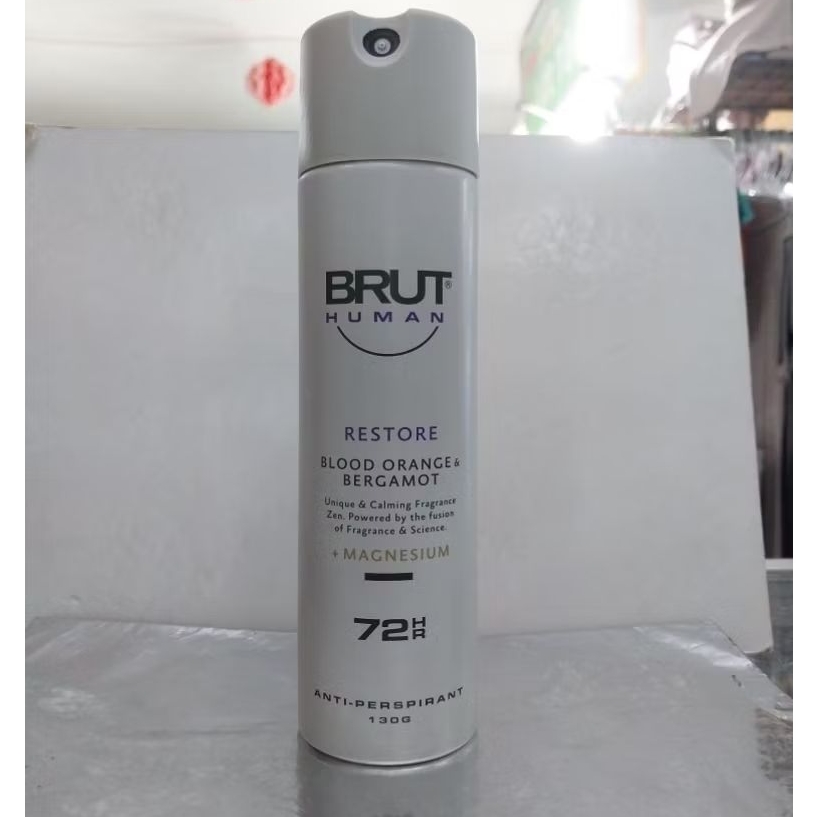 Jual BRUT HUMAN DEODORANT SPRAY RESTORE BLOOD ORANGE & BERGAMOT ...