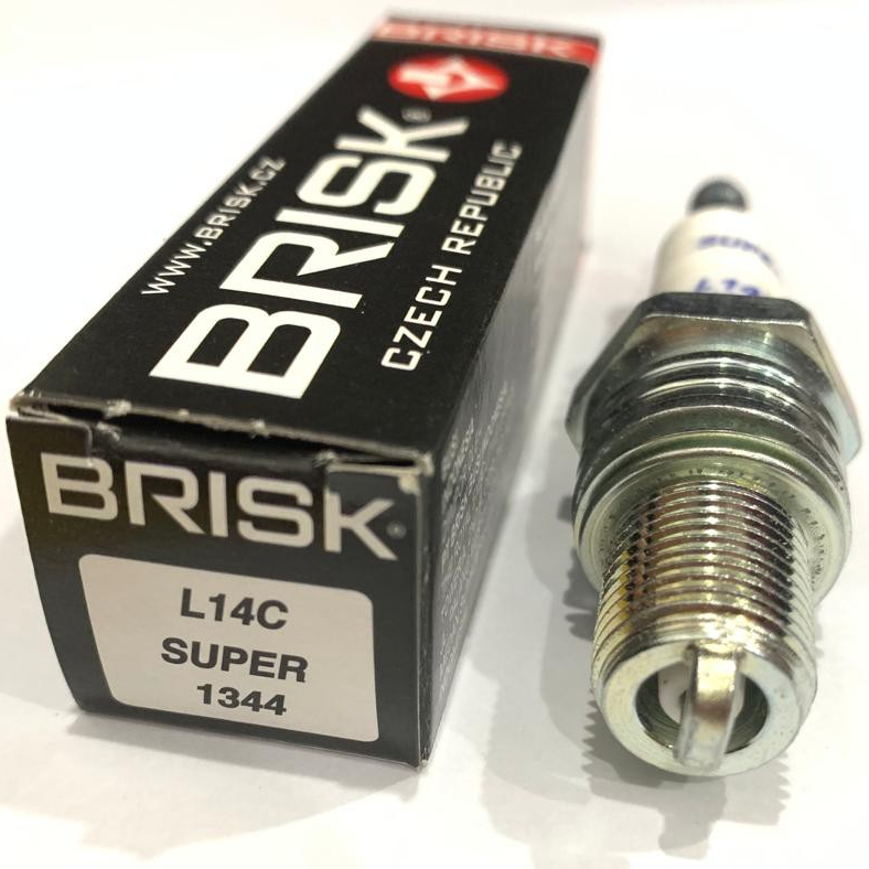 Jual BUSI MOTOR BRISK L14C SATRIA 2TAK RU NINJA R RR TIARA RXZ ORIGINAL ...