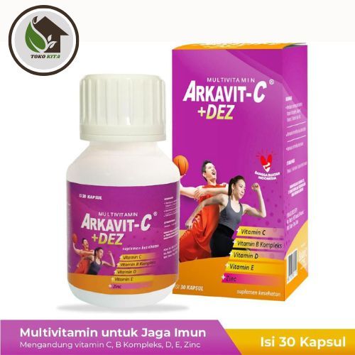 Jual Arkavit-C+Dez Multivitamin Suplemen Penambah Daya Tahan Tubuh ...