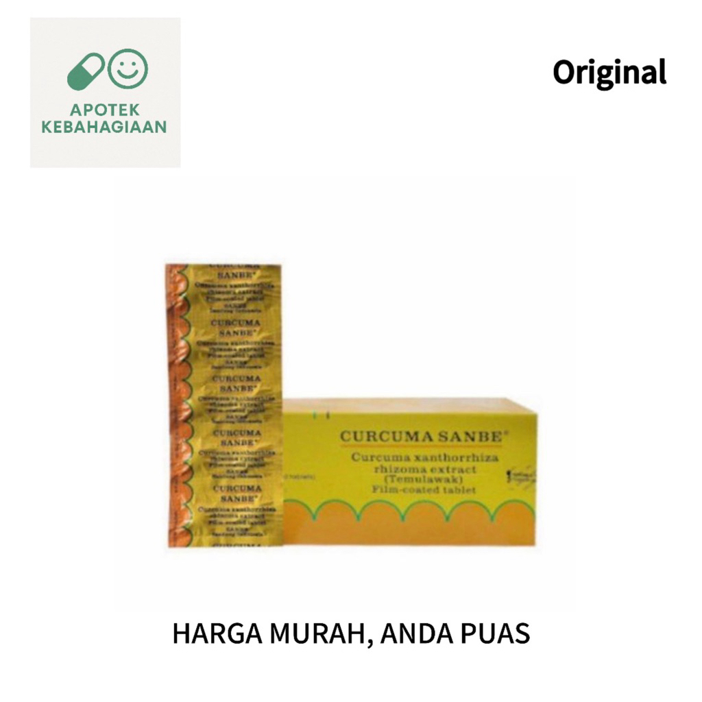 Jual Curcuma Sanbe Box Isi 100 Tablet | Shopee Indonesia
