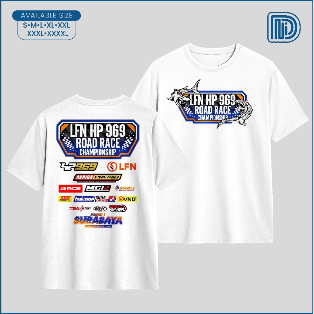 Jual Tshirt Kaos Balap Motor LFN Hp969 Road Race Championship Sponsor ...