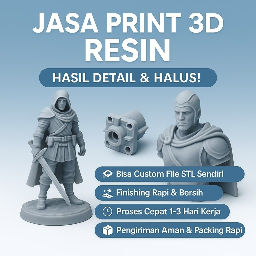 Jual Jasa Print 3D Resin Murah & Presisi – Bisa Custom File STL ...