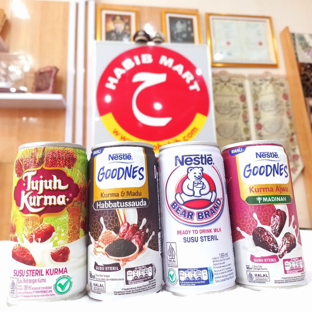 Jual Susu Steril Kurma & Habbatussauda – Nestlé Goodnes, Tujuh Kurma ...