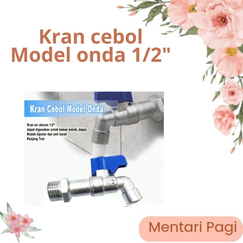 Jual Kran Cebol / Kran Model Onda BC 1/2 inch | Shopee Indonesia