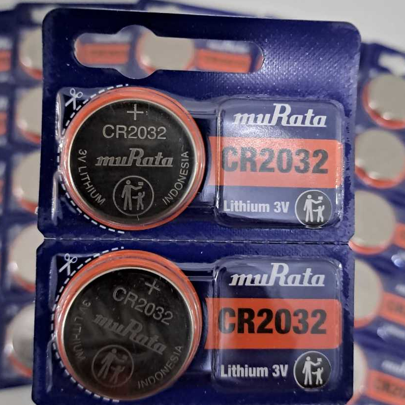 Jual Baterai CR2032 Murata 3V Original Lithium Battery Batrai Batre CR 2032 Satuan 1 Pcs ...