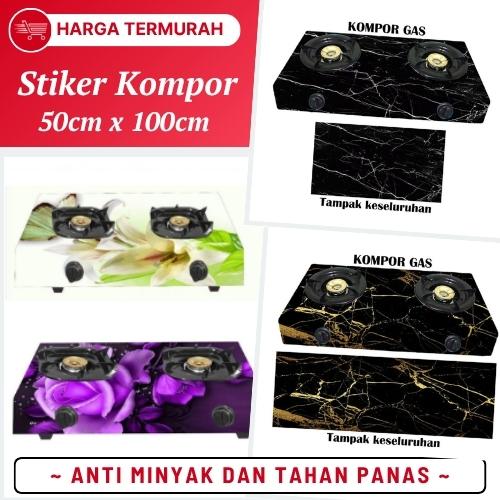 Jual Wallpaper Kompor Stiker Kompor Sticker Kompor Gas 2 Tungku Anti ...