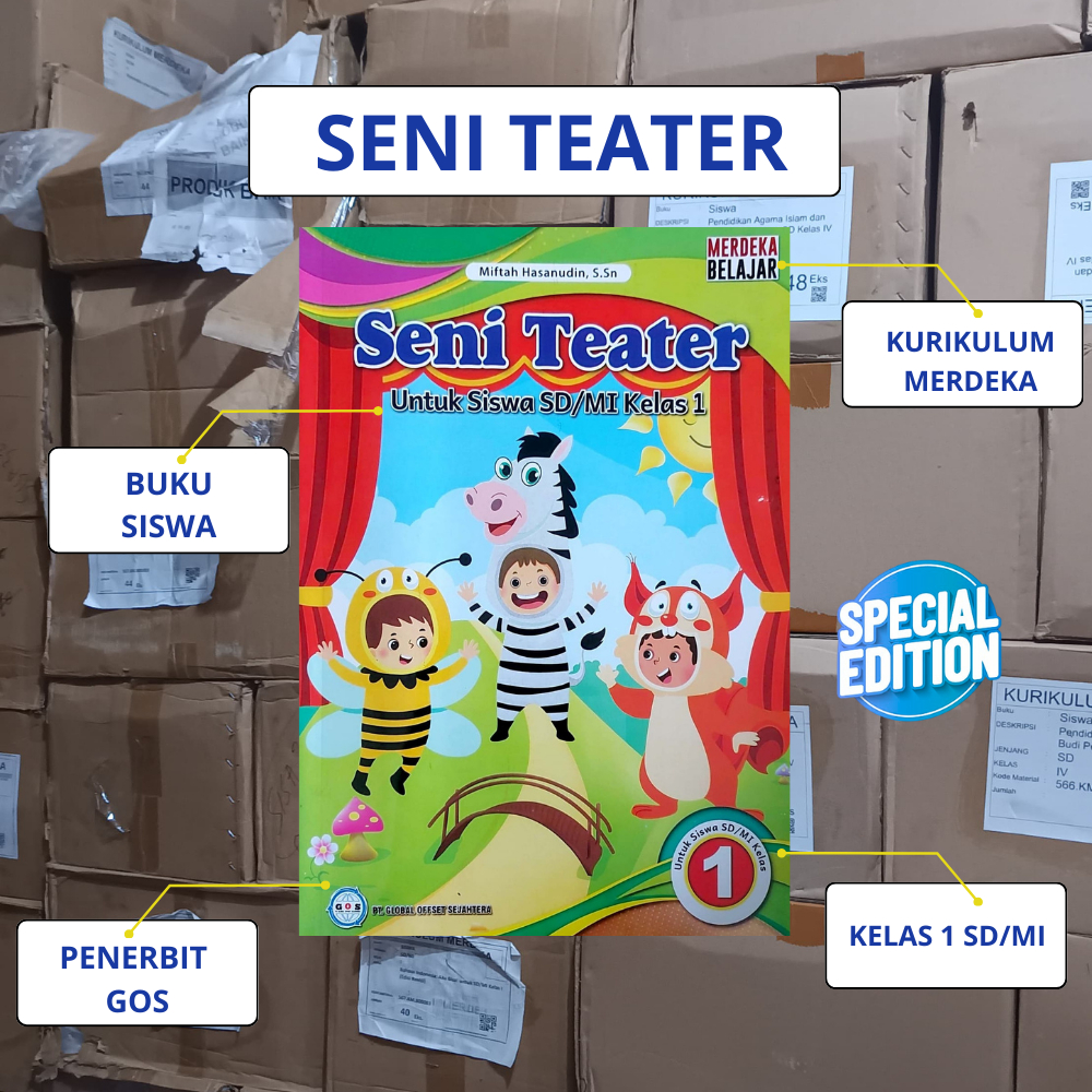 Jual Buku Siswa Seni Teater SD/MI Kelas 1 Kurikulum Merdeka - GOS | Shopee Indonesia