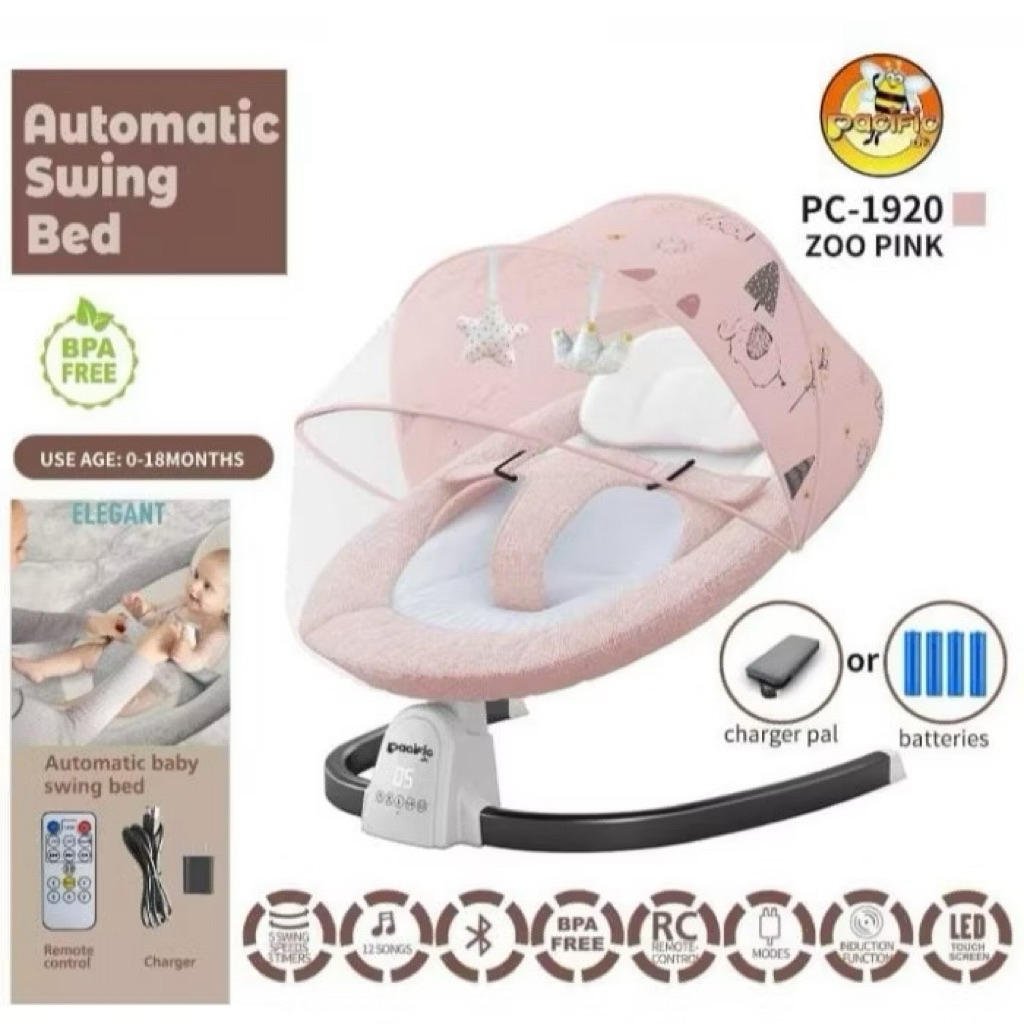 Jual Baby swing 1920 Pacific ( ayunan bayi pacific ) /ayunan otomatis ...