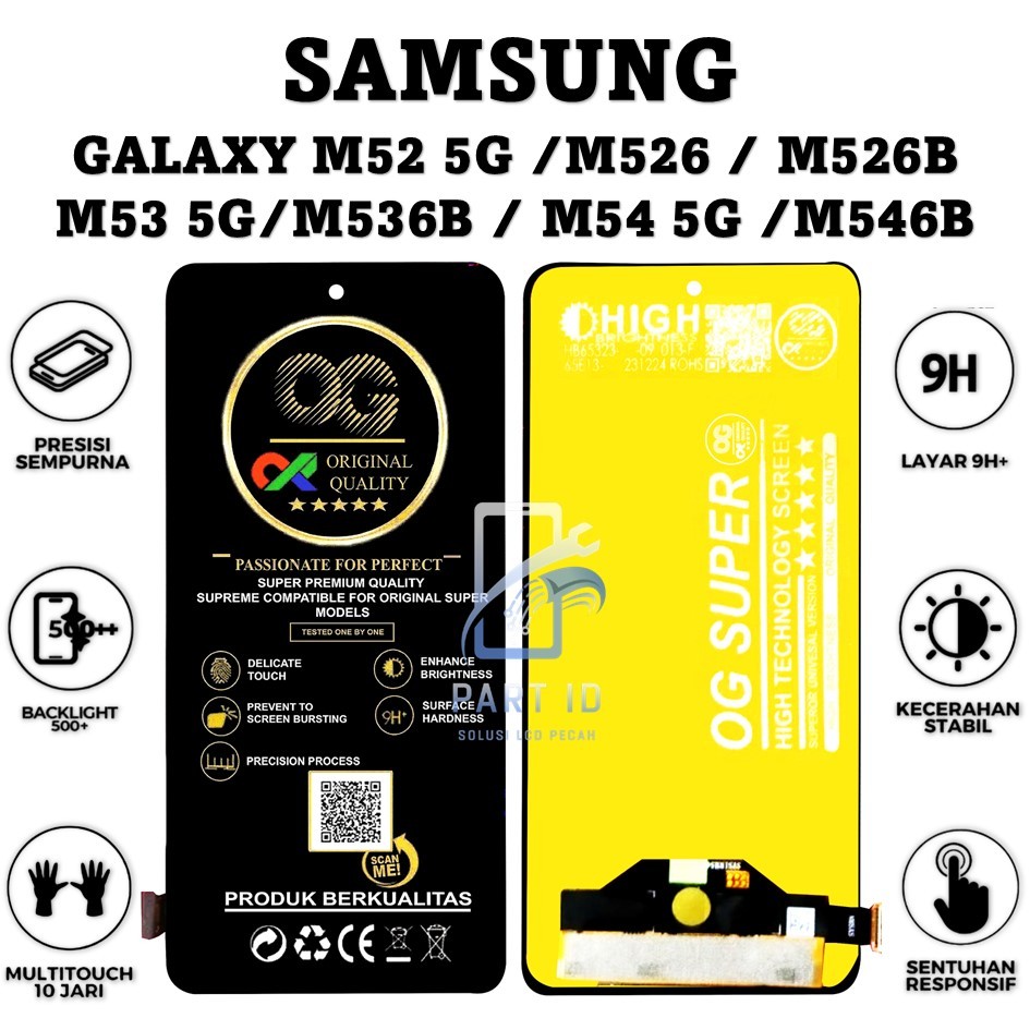 Jual LCD TOUCHSCREEN SAMSUNG GALAXY M52 5G /M526 / M526B M53 5G/M536B ...