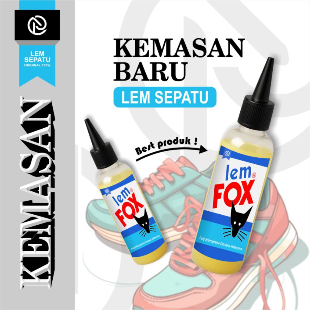 Jual Lem sepatu super kuat/LEM FOX ORIGINAL/Lem sepatu Repacking 100ml ...