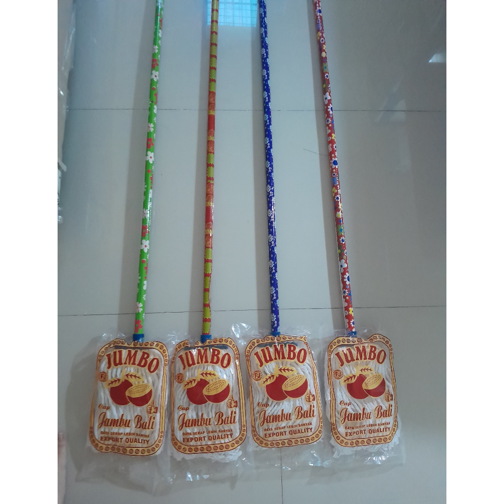 Jual Sapu Pel Lantai Jumbo Cap Jambu Bali / Kain Pel Lantai Tebal Serap ...