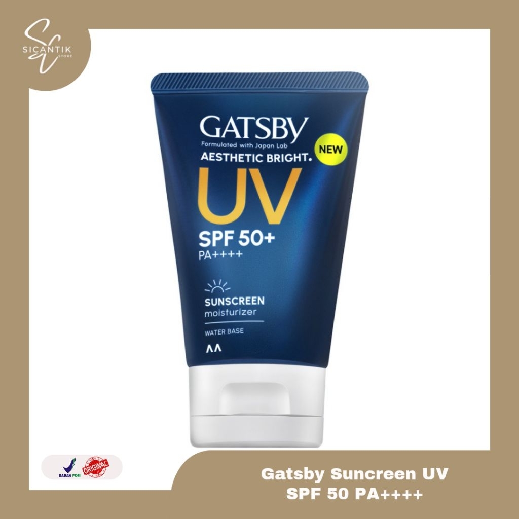 Jual GATSBY AESTHETIC BRIGHT SUNSCREEN MOISTURIZER SPF 50 PA ...