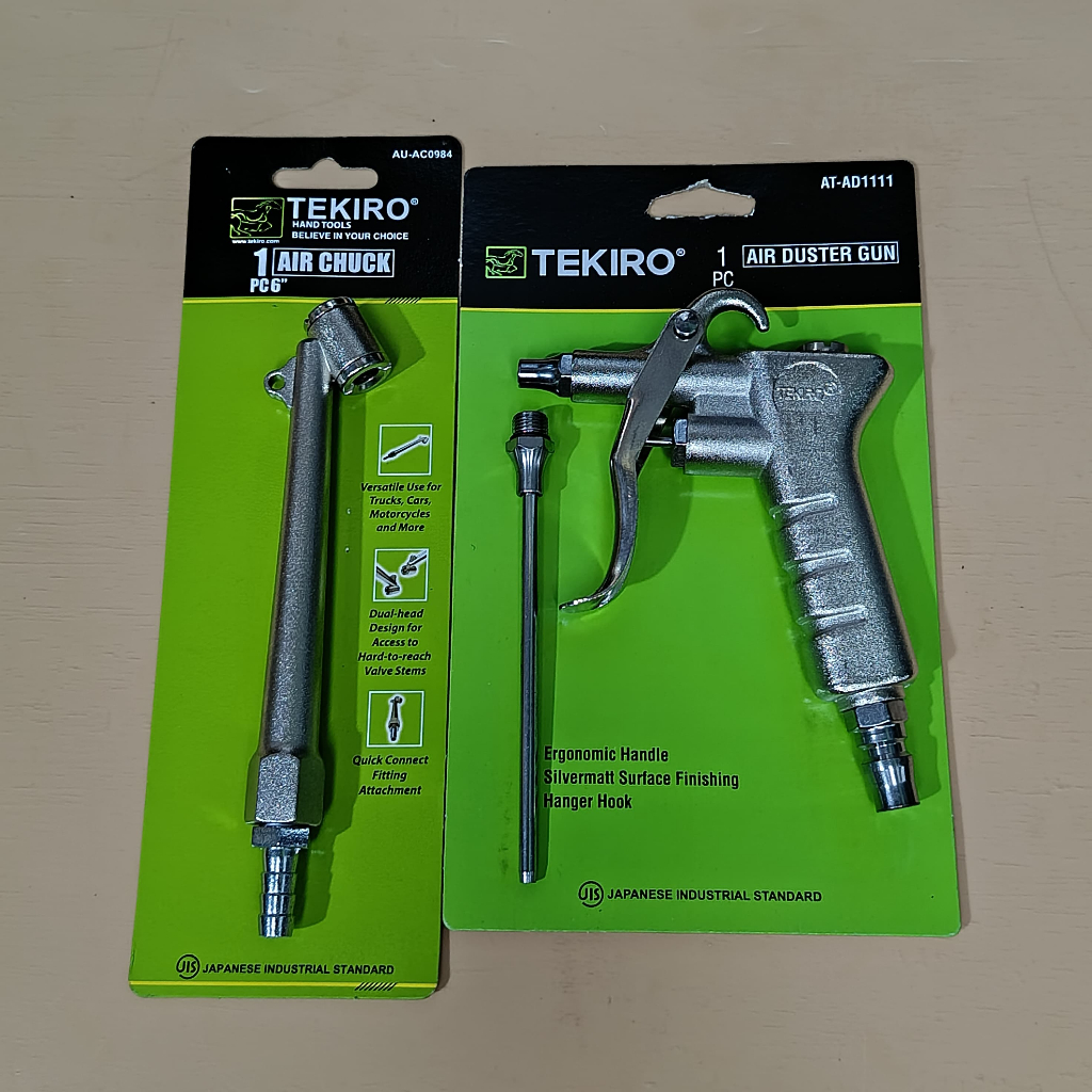 Jual Paket lengkap / Tekiro Alat Pompa / Air Chuck 6 Inch + Air Duster Gun Tekiro Alat Semprot ...