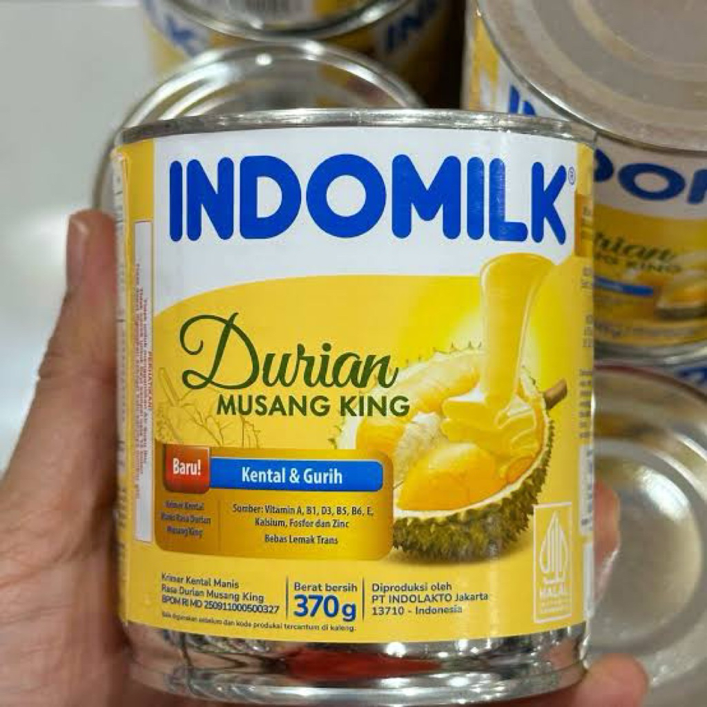 Jual INDOMILK SKM DURIAN MONTHONG 370gr MURAHHH | Shopee Indonesia