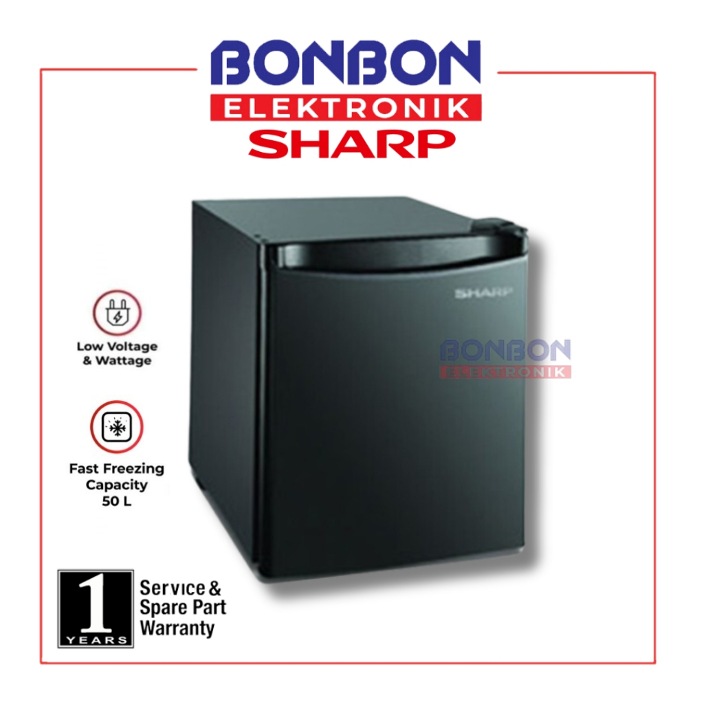 Jual [INSTANT] Sharp Kulkas Mini SJ-50MB-XB / Portable Mini Bar SJ50MB ...