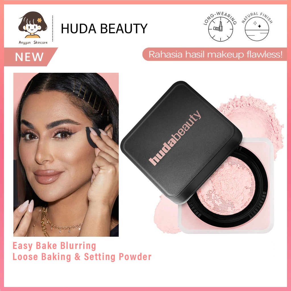 Jual Huda Beauty Setting Powder Easy Bake Blurring Loose Baking ...