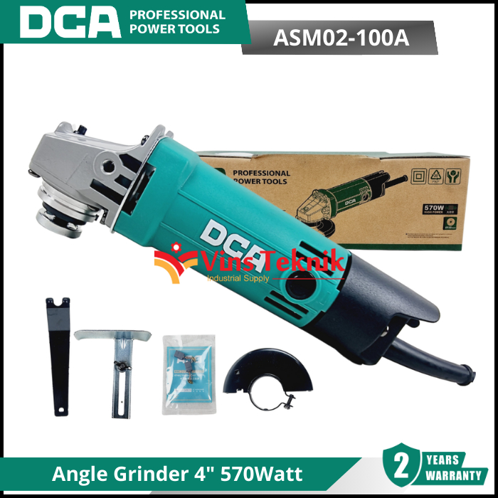 Jual Mesin Gerinda Listrik Angle Grinder 4" 100MM DCA ASM02-100A ASM02 ...