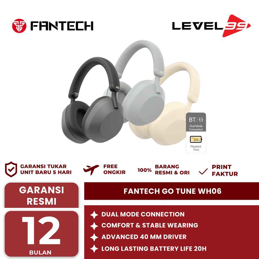 Jual FANTECH GO TUNE WH06 BLUETOOTH WIRELESS Headphone | Shopee Indonesia