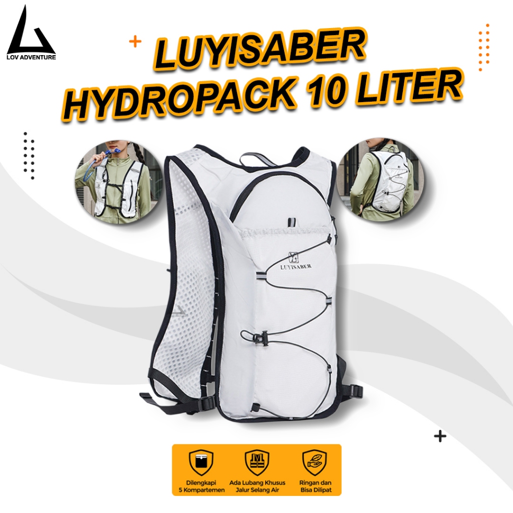 Jual Tas Rompi Lari Outdoor / Backpack Vest Trail Running Hiking ...